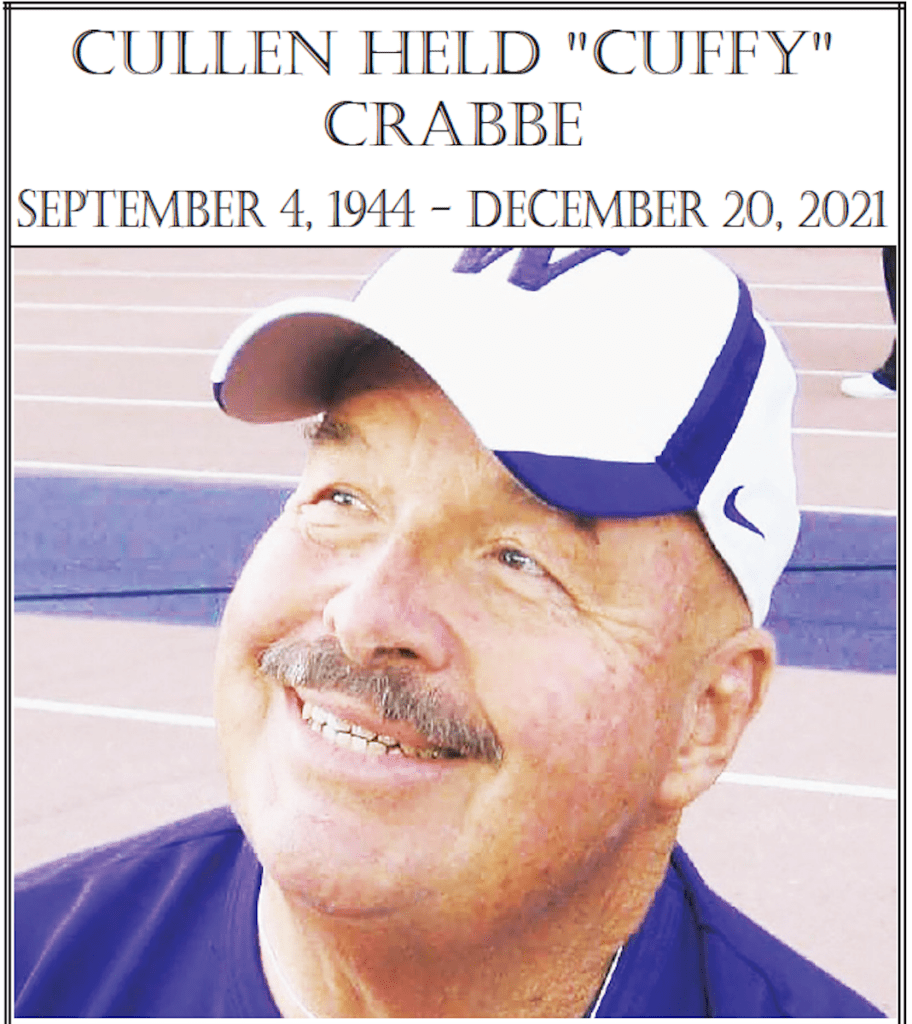 Cullen Held "Cuffy" Crabbe, 1944 - 2021 - Patagonia Regional Times