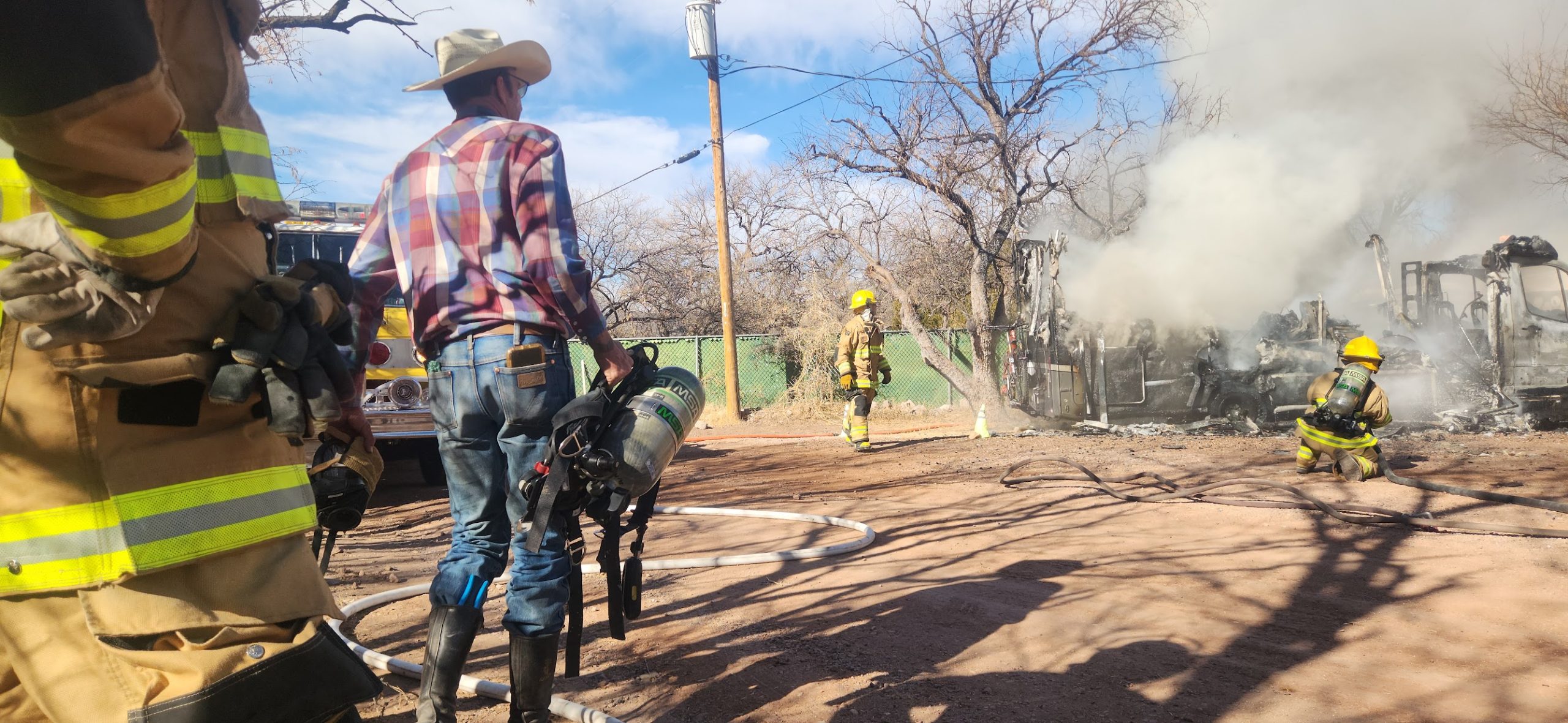 Fire in Patagonia: No Injuries, RV a Total Loss - Patagonia Regional Times